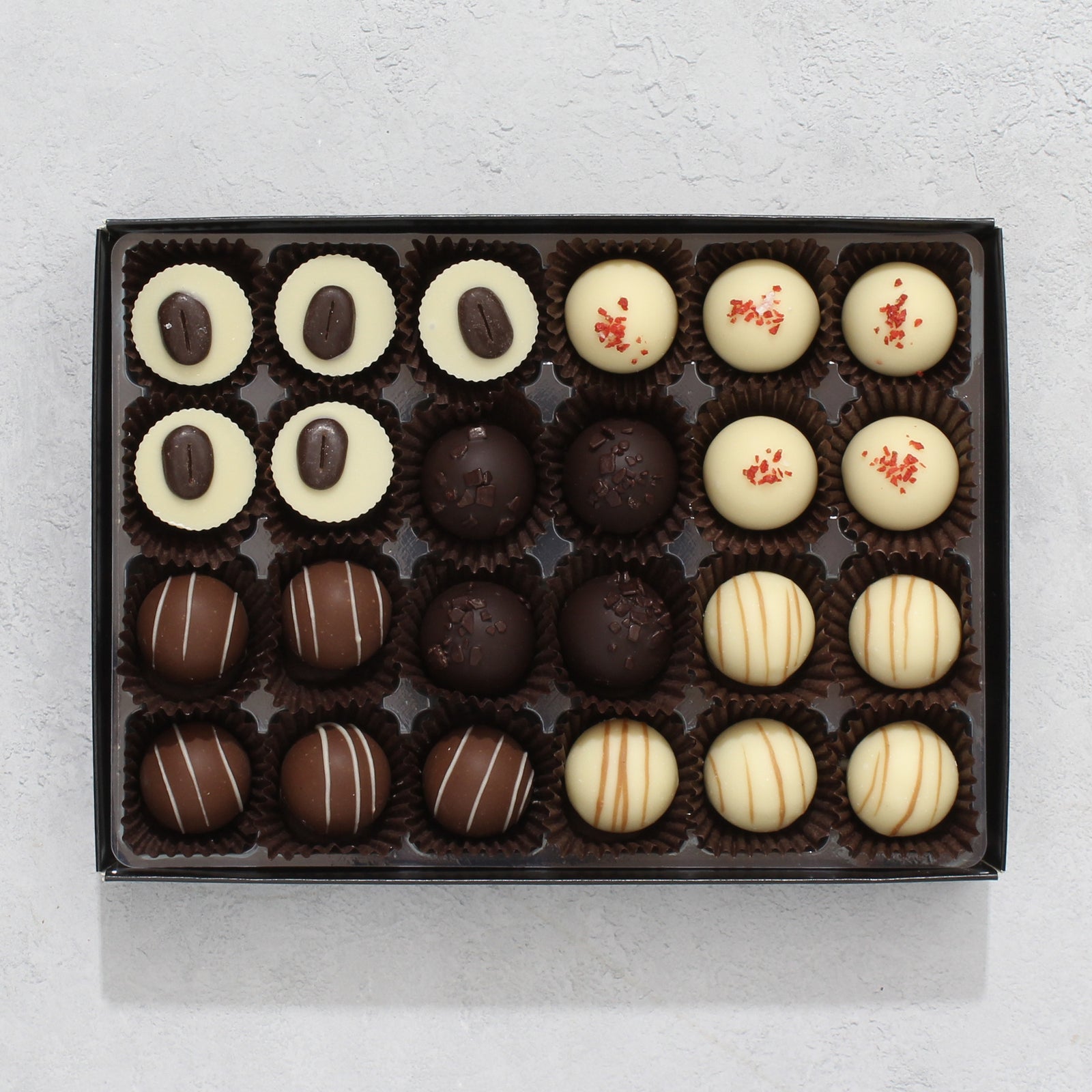 Vegan Tipsy Chocolate Box | 24 Alcohol Chocolates – Kakoa